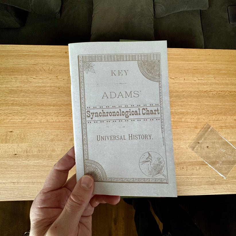 Adams Time Chart (Hardcover) Map of History – Lost World Museum
