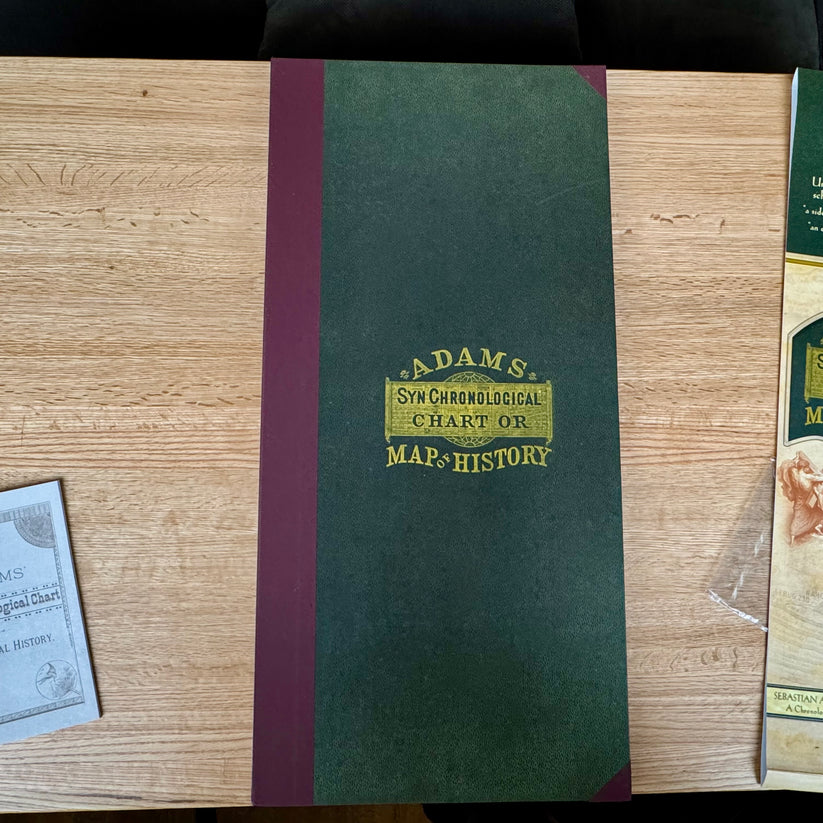 Adams Time Chart (Hardcover) Map of History – Lost World Museum