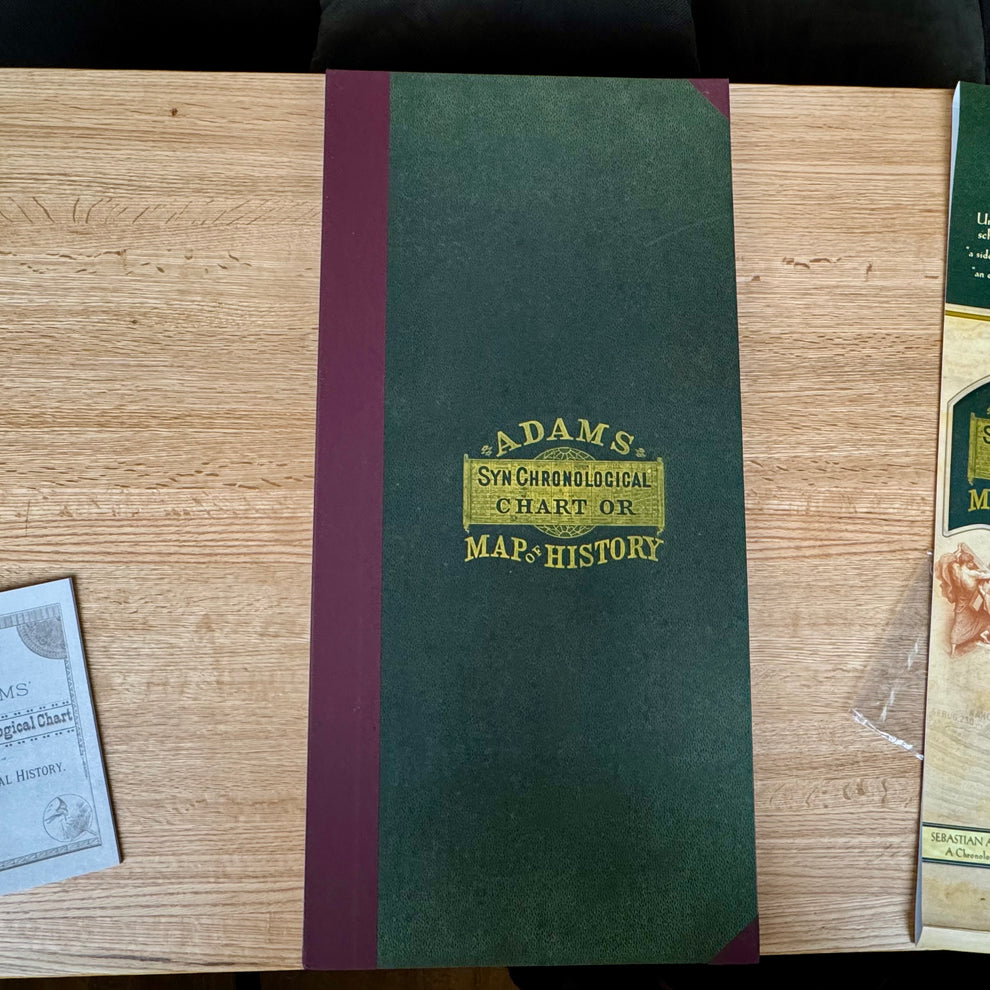 Adams Time Chart (Hardcover) Map of History – Lost World Museum